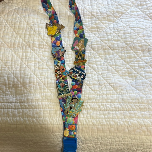 Disney | Accessories | Up Disney Lanyard With Pin Collection | Poshmark